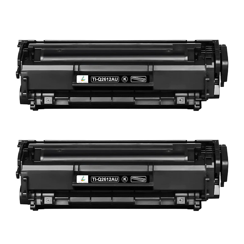 2x HP 12A Compatible Toner Cartridges ( Q2612A ) – Ink Hub