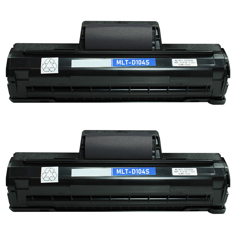 2x Samsung MLT-D104S Compatible Toner Cartridges – Ink Hub