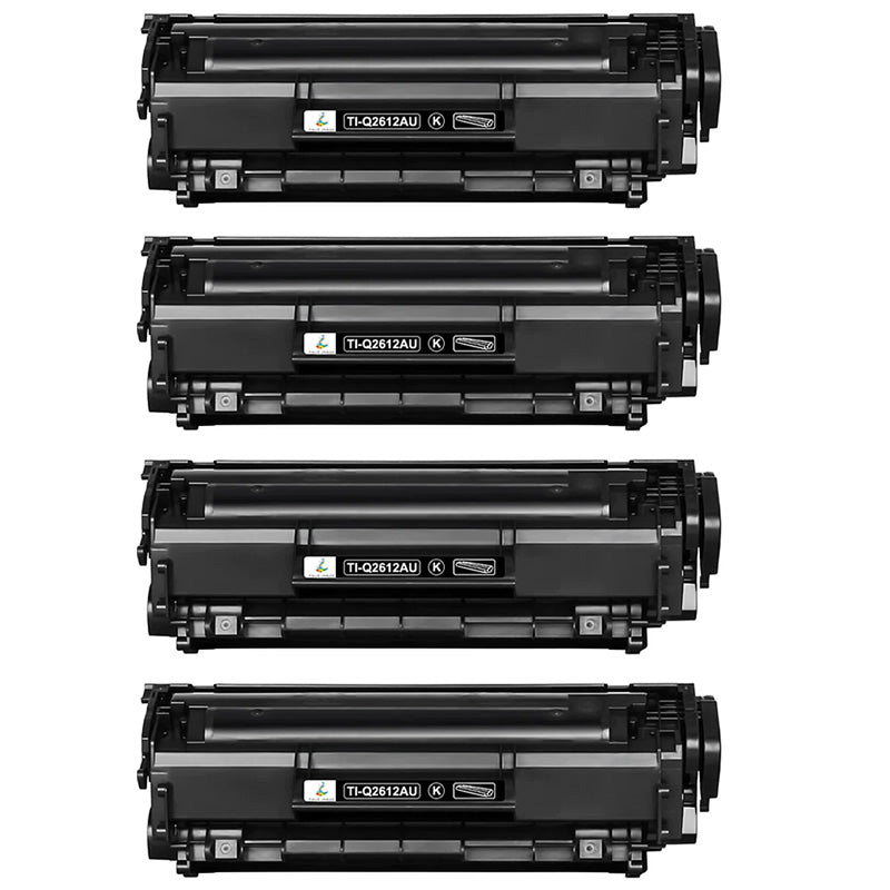 4x HP 12A Compatible Toner Cartridges ( Q2612A ) – Ink Hub