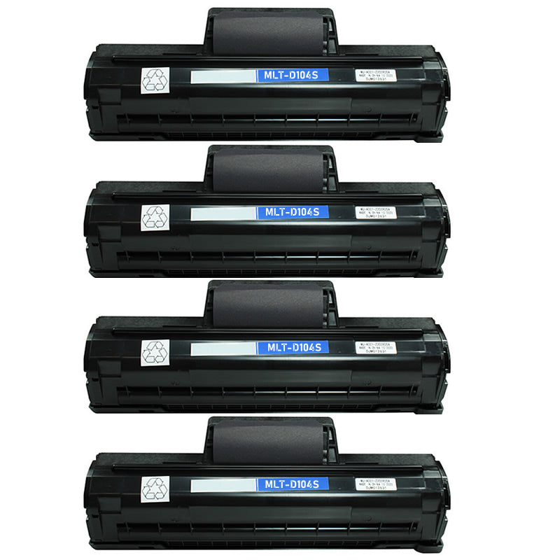 4x Samsung MLT-D104S Compatible Toner Cartridges – Ink Hub
