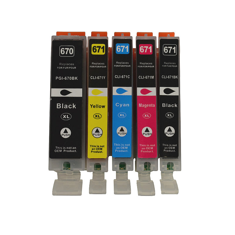 Canon PGI-670XL / CLI-671XL Compatible Value Pack – Ink Hub